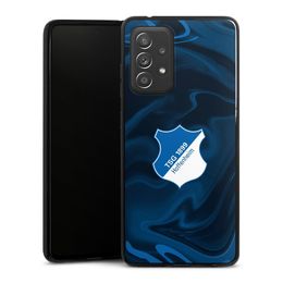 DeinDesign Galaxy A52s 5G Handy Slim Case extra d&uuml;nn Silikon Handyh&uuml;lle schwarz H&uuml;lle Official Licensed Product Jersey Tsg 1899 Hoffenheim Silikon Slim Case