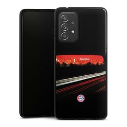 DeinDesign Galaxy A52s 5G Handy Slim Case extra d&uuml;nn Silikon Handyh&uuml;lle schwarz H&uuml;lle Fcb Fc Bayern M&uuml;nchen Stadium Silikon Slim Case