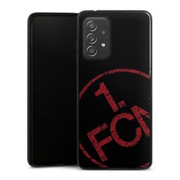DeinDesign Galaxy A52s 5G Handy Slim Case extra d&uuml;nn Silikon Handyh&uuml;lle schwarz H&uuml;lle Texture Merchandise 1. Fcn Silikon Slim Case