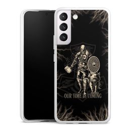 DeinDesign Galaxy S22+ Handy Silikon H&uuml;lle Case transparent Handyh&uuml;lle Tv Show Designs Wikinger Vikings Silikon Case
