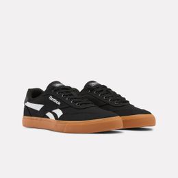 Sneaker Reebok CLASSIC "REEBOK COURT ADVANCE VULC", Herren, Gr. 41, schwarz (jet schwarz, hellwei&szlig;, tan), Synthetik, Textil, Schuhe Sneaker
