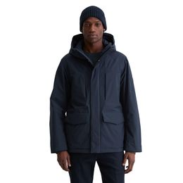 Marc O'Polo Outdoorjacke MARC O'POLO "aus wasserdichtem Performance Material", Herren, Gr. XL, blau (schwarz navy), Obermaterial: 100% Polyester. F&uuml;llung: 100% Polyester. Futter: 100% Polyamid, unifarben, regular fit, Jacken Outdoorjacke