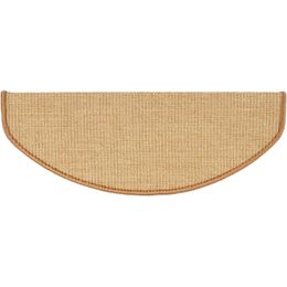 Stufenmatte OTTO HOME "Natur", beige (natur), B:23,5cm H:8mm L:65cm, Sisal, Teppiche, 100% Sisal, gro&szlig;e Farbauswahl, selbstklebend, auch als Set 15 St&uuml;ck