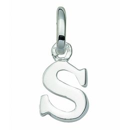 Adelia&acute;s Buchstabenanh&auml;nger ADELIA&acute;S "Buchstabenanh&auml;nger S 925 Silber", silber, Schmuckanh&auml;nger, Damen, S, Silber 925 (Sterlingsilber), Silberanh&auml;nger Buchstabe S
