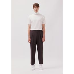 Chinohose STUDIO SEIDENSTICKER, Herren, Gr. 52, Normalgr&ouml;&szlig;en, braun, 98% Polyester, 2% Elasthan, unifarben, Hosen Chinohose