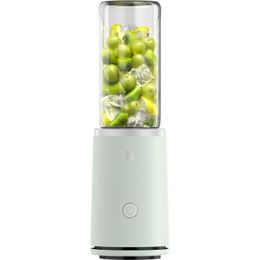 WMF Smoothie-Maker "Mix & Go Touch", frosty gr&uuml;n, B:10cm H:33,5cm T:10cm, Zerkleinerer, recyceltes Material, auslaufsichere Trinkflasche, Einhandbedienung