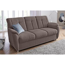 Sit & More 3-Sitzer SIT & MORE "Sonoma, B:189", grau (taupe), B:189cm H:91cm T:90cm, Luxus-Microfaser ALTARA NUBUCK (100% Polyester) / Struktur fein (100% Polyester);Luxus-Microfaser ALTARA NUBUCK (100% Polyester);Luxus-Microfaser ALTARA NUBUCK (100% Polyester) / Struktur (100% Polypropylen), Sofas, mit Federkern