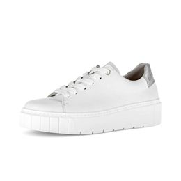 Sneaker Gabor "Sneaker low", Damen, Gr. 35,5, wei&szlig;, Schuhe Sneaker