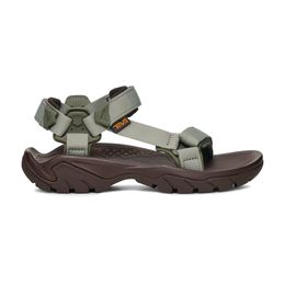 Teva Damen Sandale "TERRA FI 5 UNIVERSAL WOMEN", Gr. 37seagrass, deep lichen gr&uuml;n, Synthetik, Textil, Schuhe, mit Klettverschluss, atmungsaktiv,