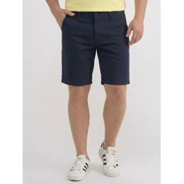 Lerros Herren Chinoshorts "Sportliche Chino-Shorts aus Nylon-Mix in gro&szlig;en Gr&ouml;&szlig;en"blau night, Gr. 44, 92% Nylon, 8% Elasthan, Hosen