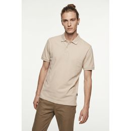 Jack & Jones Poloshirt JACK & JONES "JPRBLAWESTON SS POLO", Herren, Gr. S, ancient scroll detail:solid, Jersey, Obermaterial: 100% Baumwolle, unifarben, regular fit normal, ohne Ausschnitt, angesetztes B&uuml;ndchen, Shirts, mit Stickerei