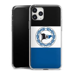 DeinDesign iPhone 11 Pro Max Handy Silikon H&uuml;lle Case transparent Handyh&uuml;lle Official Licensed Product Arminen Arminia Bielefeld Silikon Case