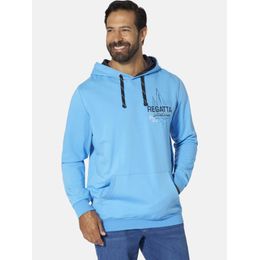 Kapuzensweatshirt Jan Vanderstorm "Sweatshirt GUNDBERT", Herren, Gr. XL, blau, Obermaterial: 100% Baumwolle CO., Sweatshirts
