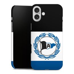 DeinDesign iPhone 16 Plus Handy Premium Case Smartphone Handyh&uuml;lle Schutzh&uuml;lle matt Official Licensed Product Arminen Arminia Bielefeld Premium Case