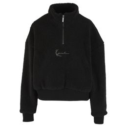 Sweatjacke Karl Kani "Karl Kani KK Metal Signature Teddy Troyer", Jungen, Gr. L, schwarz, 100% Polyester, Sweatjacken Sweatjacke