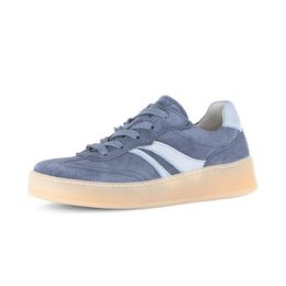 Sneaker Gabor "Sneaker low", Damen, Gr. 35, blau, Schuhe Sneaker