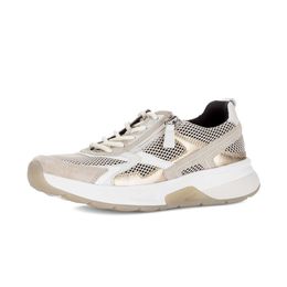 Sneaker Gabor "Sneaker low", Damen, Gr. 35, beige (multicolour), Schuhe Sneaker