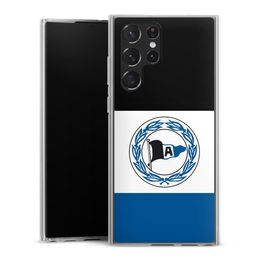 DeinDesign Galaxy S22 Ultra Handy Silikon H&uuml;lle Case transparent Handyh&uuml;lle Official Licensed Product Arminen Arminia Bielefeld Silikon Case
