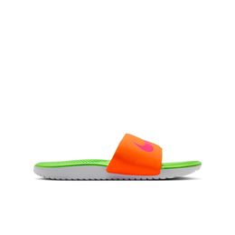 Sneaker Nike Sportswear "KAWA SLIDE (GS/PS)", M&auml;dchen, Gr. 36, orange (total orange, hyper pink, gr&uuml;n strike), Synthetik, Schuhe Sneaker, F&uuml;r Kinder & Jugendliche