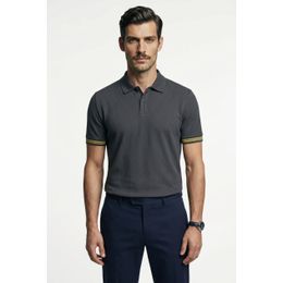 JOOP! Poloshirt JOOP JEANS "Phillius", Herren, Gr. L, dunkelblau, Jersey, Obermaterial: 100% Baumwolle, unifarben, normal, B&uuml;ndchen, Shirts