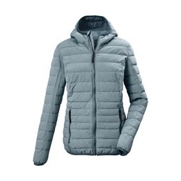 G.I.G.A. by Killtec Steppjacke "GW 49 WMN QLTD JCKT", Damen, Gr. 36, blau (graublau), Obermaterial: 100% Polyester.Futter: 100% Polyester.F&uuml;llung: 100% Polyester, G.I.G.A. DX BY KILLTEC, Jacken Steppjacke, Wind- und wasserabweisende Damen Steppjacke mit 8.000 mm Wassers&auml;ule