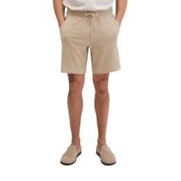 Marc O'Polo Shorts MARC O'POLO "aus reiner Bio-Baumwolle", Herren, Gr. L, Normalgr&ouml;&szlig;en, pure cashmere, Obermaterial: 100% Baumwolle, unifarben, regular fit kurz, Hosen Shorts