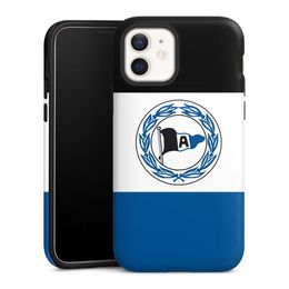 DeinDesign iPhone 12 Handy Panzer Handyh&uuml;lle robuste Outdoor H&uuml;lle Schutzh&uuml;lle matt Official Licensed Product Arminen Arminia Bielefeld Tough Case