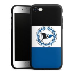 DeinDesign iPhone SE (2020) Handy Premium Silikon H&uuml;lle Handyh&uuml;lle schwarz Case Arminia Bielefeld Official Licensed Product Arminen Silikon Premium Case
