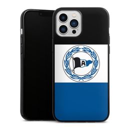 DeinDesign iPhone 13 Pro Max Handy Silikon H&uuml;lle Case schwarz Handyh&uuml;lle Official Licensed Product Arminen Arminia Bielefeld