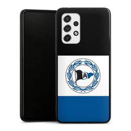 DeinDesign Galaxy A53 5G Handy Silikon H&uuml;lle Case schwarz Handyh&uuml;lle Arminen Official Licensed Product Arminia Bielefeld