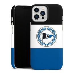 DeinDesign iPhone 13 Pro Max Handy Premium Case Smartphone Handyh&uuml;lle Schutzh&uuml;lle matt Official Licensed Product Arminen Arminia Bielefeld Premium Case