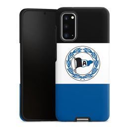 DeinDesign Galaxy S20 Handy Panzer Handyh&uuml;lle robuste Outdoor H&uuml;lle Schutzh&uuml;lle matt Official Licensed Product Arminen Arminia Bielefeld Tough Case