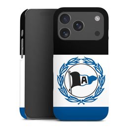 DeinDesign iPhone 17 Pro Handy Premium Case Smartphone Handyh&uuml;lle Schutzh&uuml;lle matt Official Licensed Product Arminen Arminia Bielefeld Premium Case