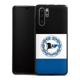 DeinDesign Huawei P30 Pro Handy Silikon H&uuml;lle Case schwarz Handyh&uuml;lle Official Licensed Product Arminen Arminia Bielefeld