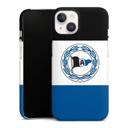 DeinDesign iPhone 14 Handy Premium Case Smartphone Handyh&uuml;lle Schutzh&uuml;lle matt Official Licensed Product Arminen Arminia Bielefeld Premium Case