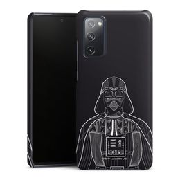 DeinDesign Galaxy S20 FE Handy Premium Case Smartphone Handyh&uuml;lle Schutzh&uuml;lle gl&auml;nzend Darth Vader Star Wars Black Premium Case