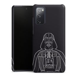 DeinDesign Galaxy S20 FE Handy Premium Case Smartphone Handyh&uuml;lle Schutzh&uuml;lle matt Darth Vader Star Wars Black Premium Case