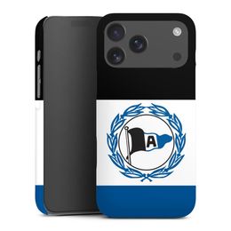DeinDesign iPhone 17 Pro Max Handy Premium Case Smartphone Handyh&uuml;lle Schutzh&uuml;lle matt Official Licensed Product Arminen Arminia Bielefeld Premium Case