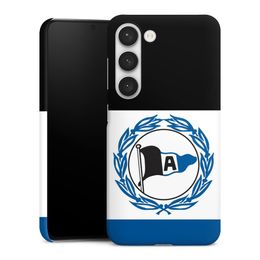 DeinDesign Galaxy S23 Handy Premium Case Smartphone Handyh&uuml;lle Schutzh&uuml;lle matt Official Licensed Product Arminen Arminia Bielefeld Premium Case