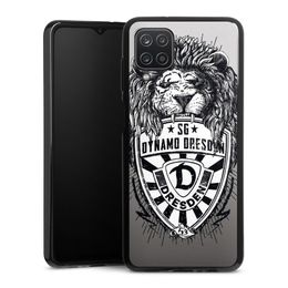 DeinDesign Galaxy A12 Handy Silikon H&uuml;lle Case schwarz Handyh&uuml;lle Lion Sgd Sg Dynamo Dresden