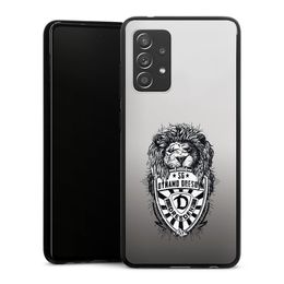 DeinDesign Galaxy A52s 5G Handy Silikon H&uuml;lle Case schwarz Handyh&uuml;lle Lion Sg Dynamo Dresden Sgd