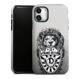 DeinDesign iPhone 11 Handy Panzer Handyh&uuml;lle robuste Outdoor H&uuml;lle Schutzh&uuml;lle matt Lion Sgd Sg Dynamo Dresden Tough Case