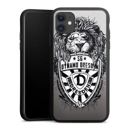 DeinDesign iPhone 11 Handy Premium Silikon H&uuml;lle Handyh&uuml;lle schwarz Case Sgd Lion Sg Dynamo Dresden Silikon Premium Case