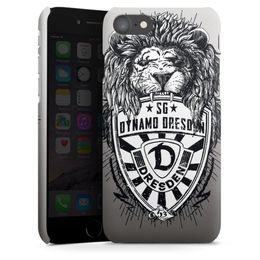 DeinDesign iPhone SE (2020) Handy Premium Case Smartphone Handyh&uuml;lle Schutzh&uuml;lle matt Lion Sgd Sg Dynamo Dresden Premium Case