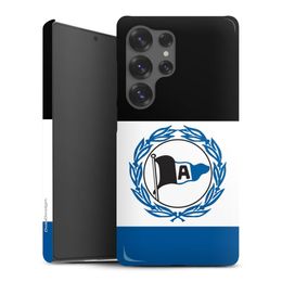 DeinDesign Galaxy S25 Ultra Handy Premium Case Smartphone Handyh&uuml;lle Schutzh&uuml;lle gl&auml;nzend Official Licensed Product Arminen Arminia Bielefeld Premium Case