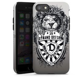 DeinDesign iPhone SE (2020) Handy Panzer Handyh&uuml;lle robuste Outdoor H&uuml;lle Schutzh&uuml;lle matt Lion Sgd Sg Dynamo Dresden Tough Case