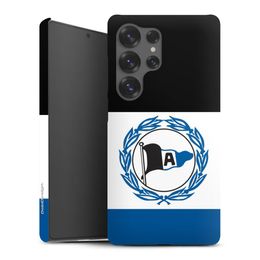 DeinDesign Galaxy S25 Ultra Handy Premium Case Smartphone Handyh&uuml;lle Schutzh&uuml;lle matt Official Licensed Product Arminen Arminia Bielefeld Premium Case