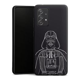 DeinDesign Galaxy A52s 5G Handy Premium Silikon H&uuml;lle Handyh&uuml;lle schwarz Case Black Darth Vader Star Wars Silikon Premium Case