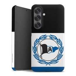 DeinDesign Galaxy S25 Handy Premium Case Smartphone Handyh&uuml;lle Schutzh&uuml;lle matt Official Licensed Product Arminen Arminia Bielefeld Premium Case