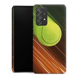 DeinDesign Galaxy A52s 5G Handy Premium Case Smartphone Handyh&uuml;lle Schutzh&uuml;lle matt Ball Tennis Hobby Premium Case